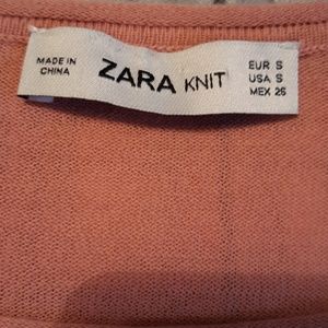 Zara | Tops | Zara Knit Butterfly Sleeve Top | Poshmark